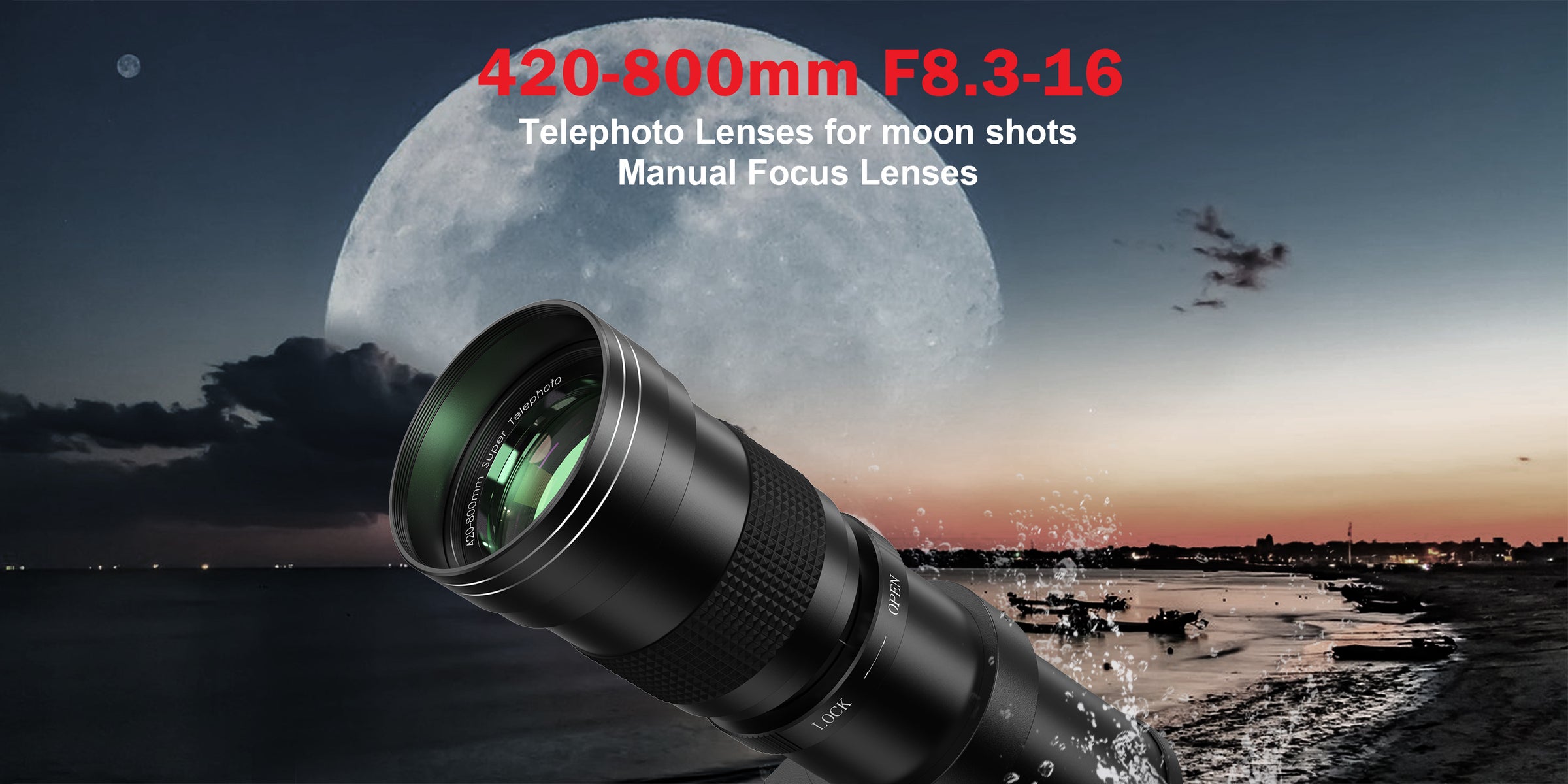 Lightdow Compact Manual-Focus Lenses for DSLR Cameras